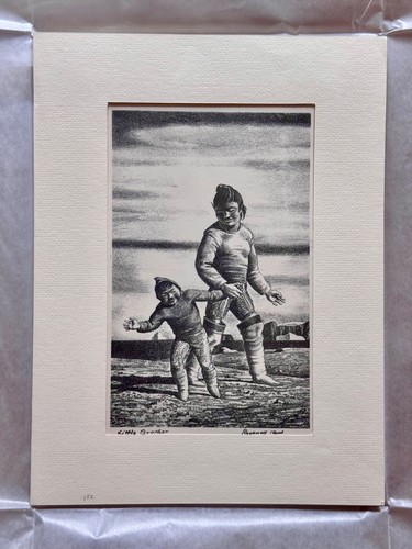 Rockwell Kent, Little Brother: 1962 Lithograph Greenland Journal Inuit ...
