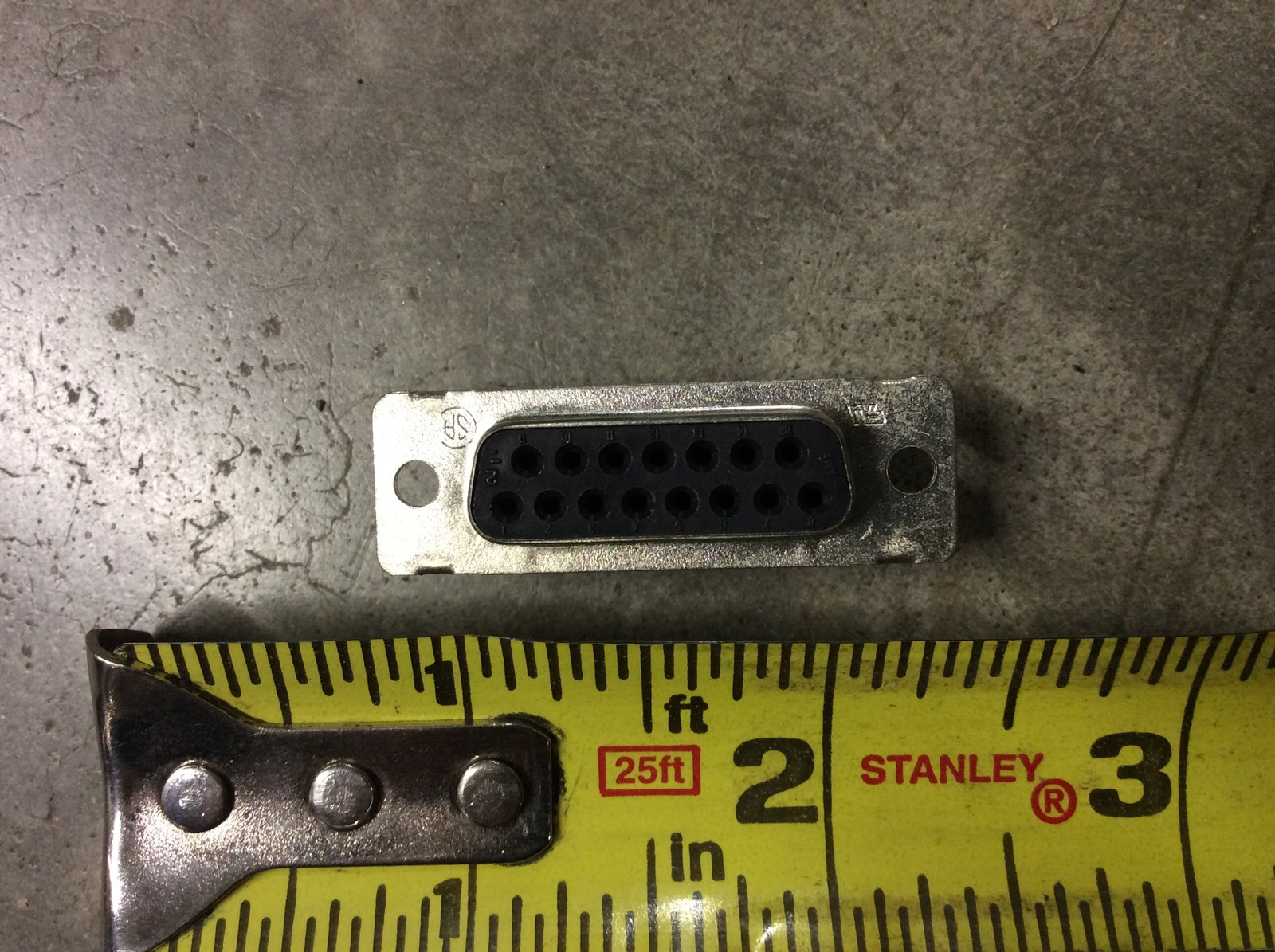 AMP 44F8702 15 Pin Receptacle 205205-2 Connectivity | eBay