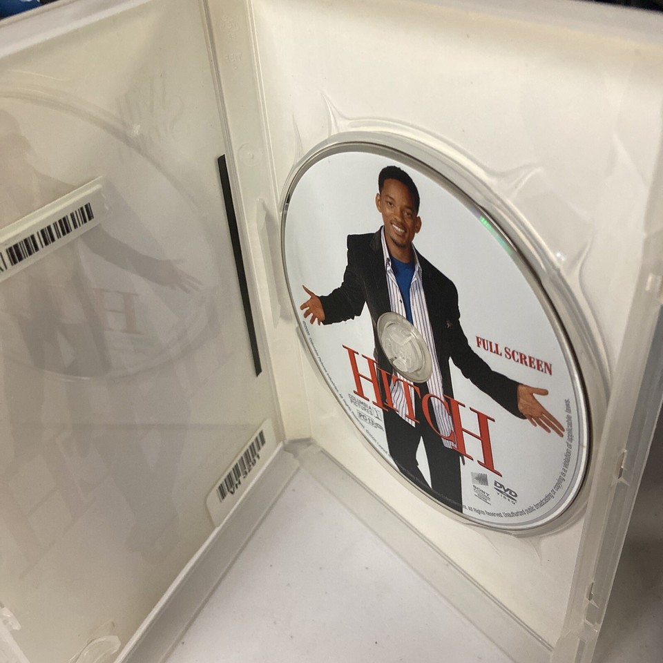 HITCH (Very Good DVD, 2005, Full Screen) Comedy Will Smith (G ...