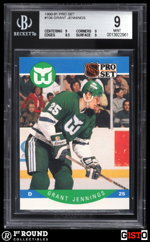 POP 1: Grant Jennings RC BGS 9: 1990-91 Pro Set Rookie Card Gisto | eBay