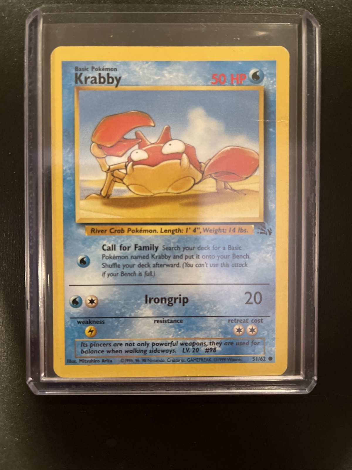 Fossil Symbol Error Krabby - First Recognized Krabby Error RARE | eBay