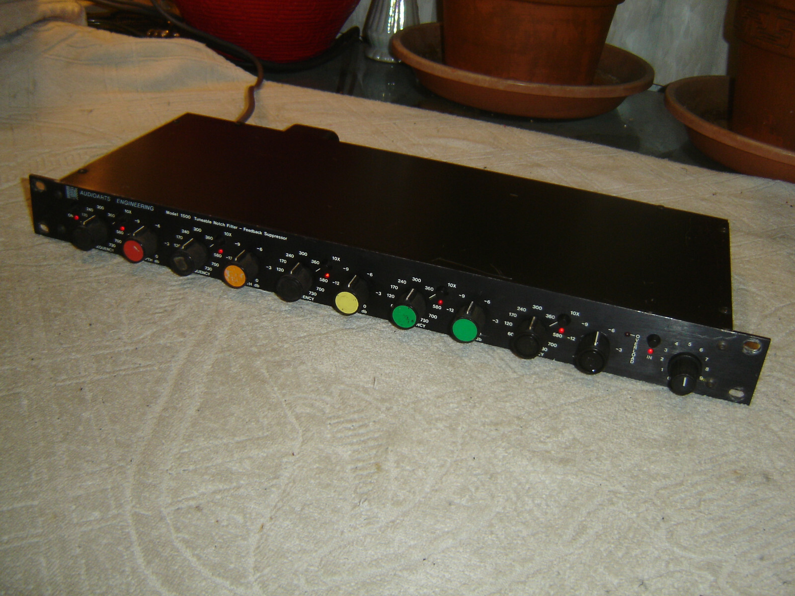 Audioarts 1500 Parametric 5 Band Tunable Notch Filter Equalizer Eq ...