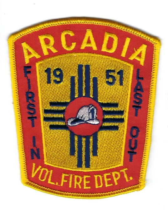Arcadia (Shelby County) TX Texas Volunteer Fire Dept. patch - NEW! | eBay