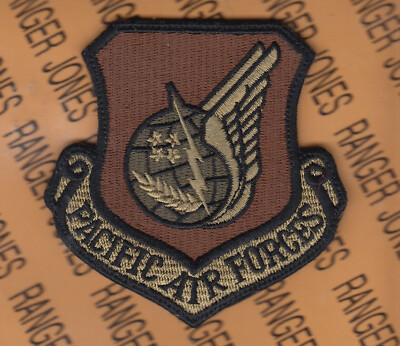 USAF Air Force Pacific Air Forces PAF ~3" patch OCP NO HOOK c/e A | eBay