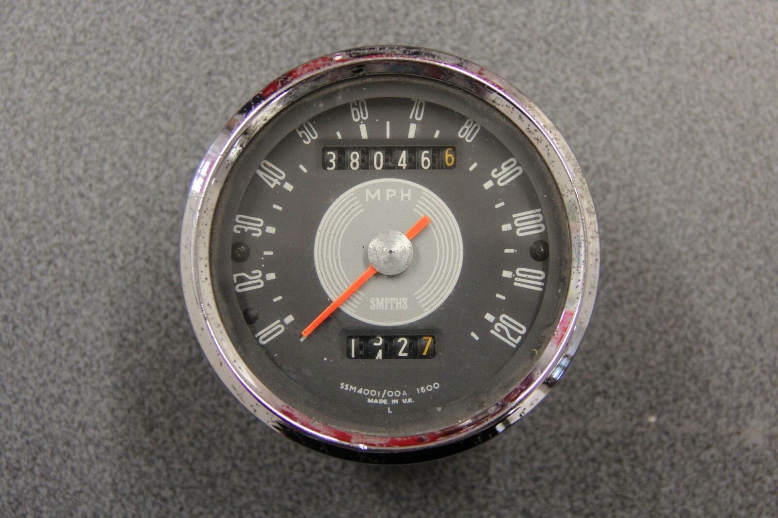SMITHS SPEEDOMETER SSM4001/00A 1600 0-120MPH BSA A50 A65 REF B6B4 | eBay UK