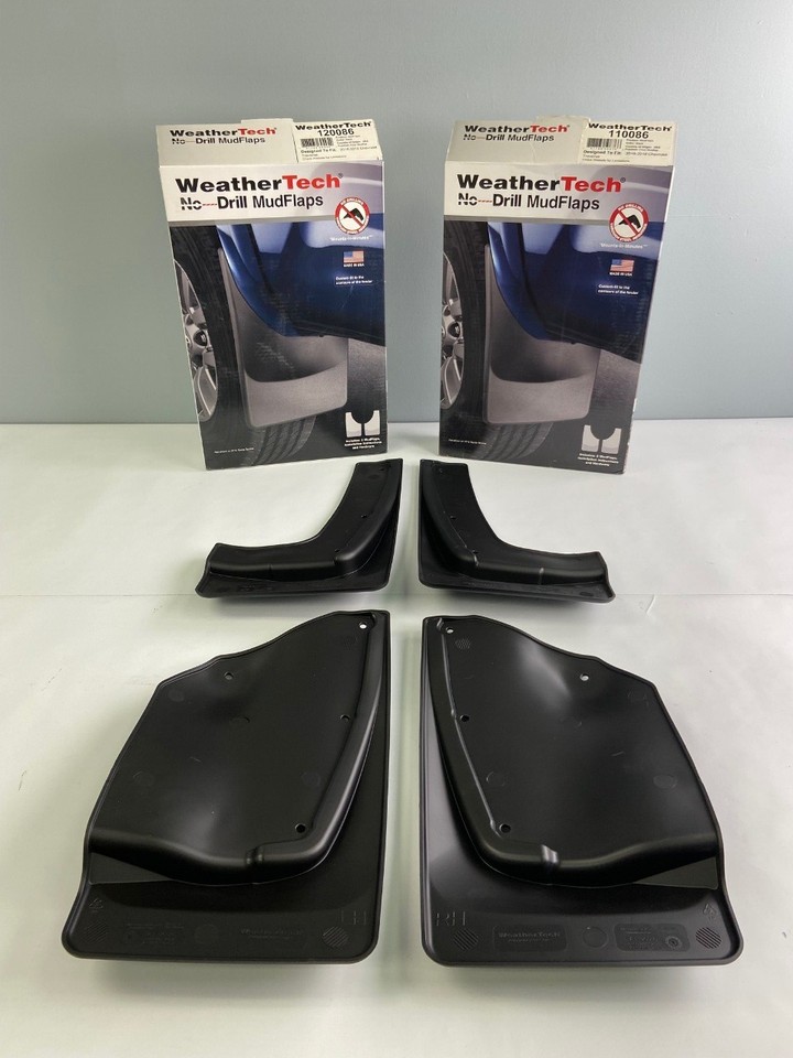 WeatherTech No Drill Mud Flaps for Chevy Traverse 2018-2019 Front/Rear ...
