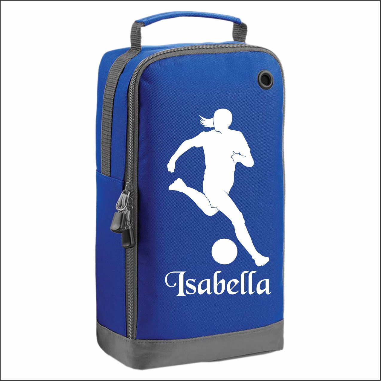 Personalised Girls Football Boot Bag Kids Sport Footy Rugby PE Kit Any ...