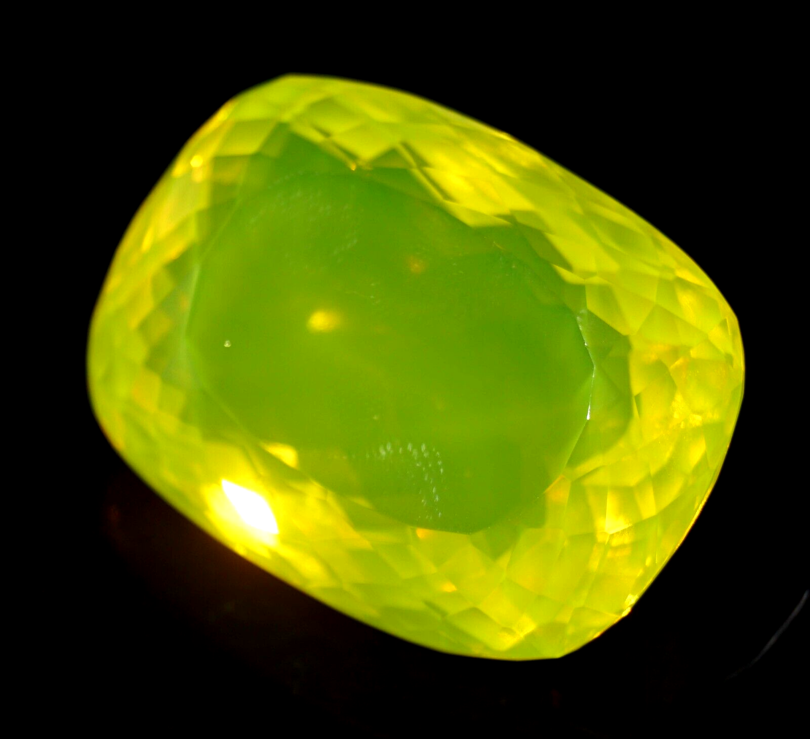 181.65 Ct Natural Yellow Opal Welo Australian Certified Untreated Loose ...
