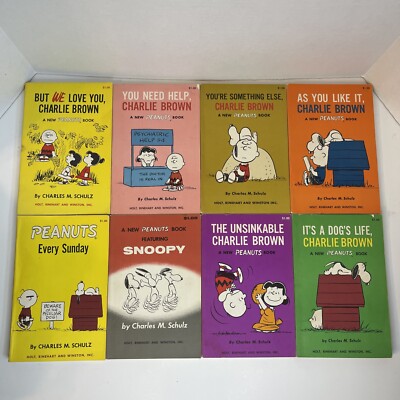 Charlie Brown Books Lot 8 Books | eBay