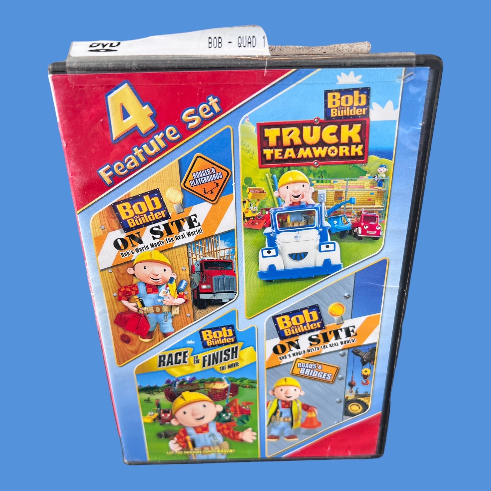 2012 BOB THE BUILDER 4 FEATURE SET:ON SITE,TRUCK TEAMWORK,RACE TO ...