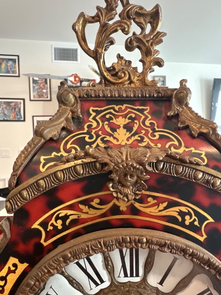 Franz Hermle & Sons FHS Germany 151-080 Vintage Louis XV Style Pendulum ...