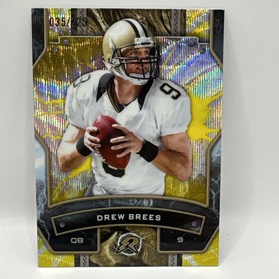 2024 Topps Resurgence Drew Brees Yellow Surge Refractor Football Card ...