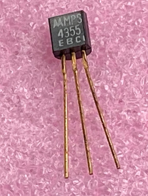 Motorola MPS4355 NPN transistor package gold color leads TO-92 | eBay