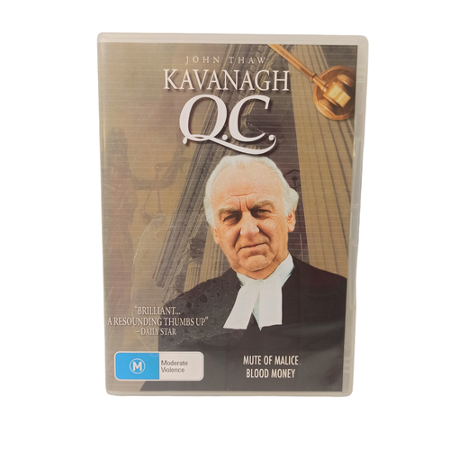 Kavanagh QC DVD TV Series Mute Of Malice & Blood Money Drama Crime Law ...