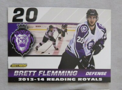 2013-14 Brett Flemming Reading Royals ECHL Hockey Card | eBay