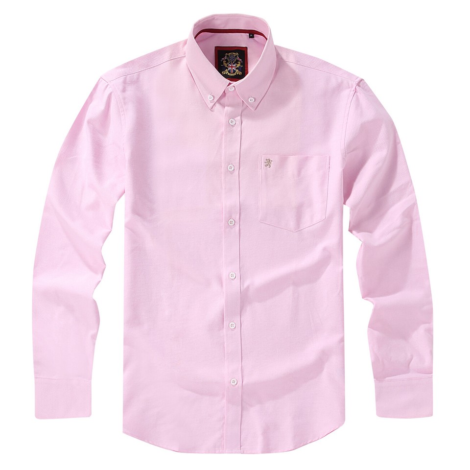 Mens Long Sleeve Shirt,Oxford Button Down,Authentic Oxford Fabric ...