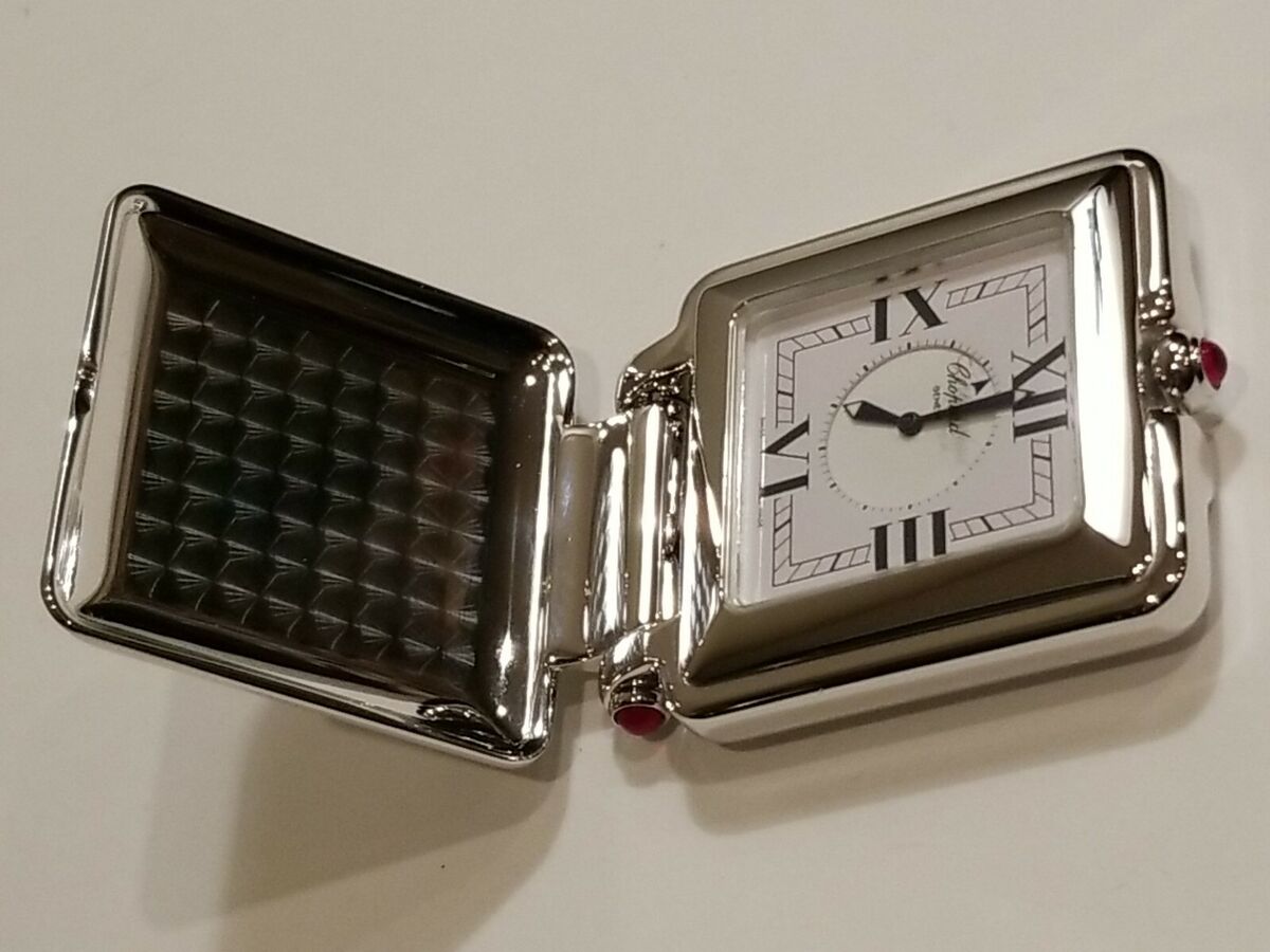 Authentic Chopard Geneve 'Happy Day' Travel Table Alarm Authentic Chopard Geneve 'Happy Day' Travel Table Alarm