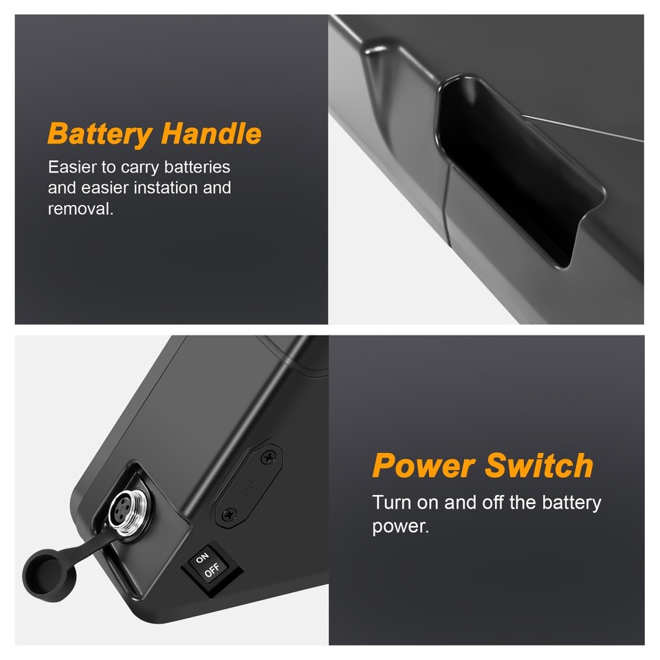 Sondors Ebike Battery 48V 17.5Ah for X XS MXS Electric Bike Battery ...