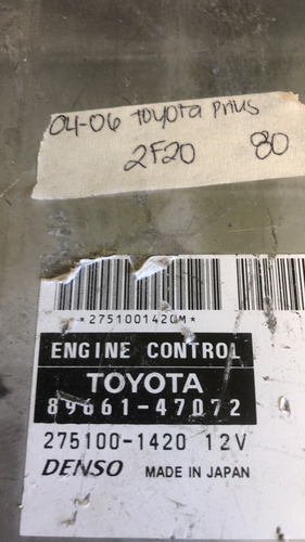 89661-47072 Toyota Prius 2004-2006 ecu ecm computer | eBay