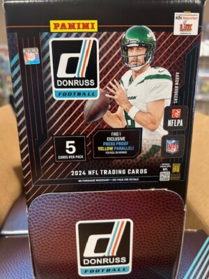 2024 Donruss Football NFL Gravity Feed Box 48 Sealed Packs Yellow ...