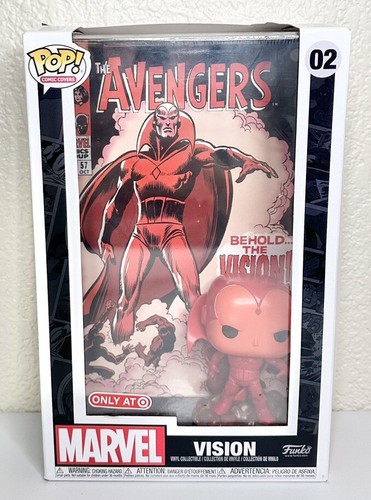 Funko Pop! Vision #02 Marvel Comic Art Target Exclusive Vinyl ...