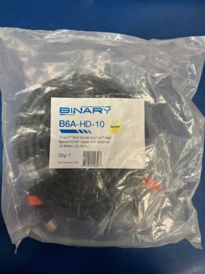 Binary B6A-HD-10 High-Speed 10-Meter HDMI Cable with Ethernet NEW | eBay