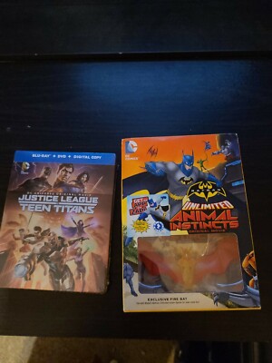 Batman Combo Animal Instincts (DVD, 2015) & Justice League vs Teen ...