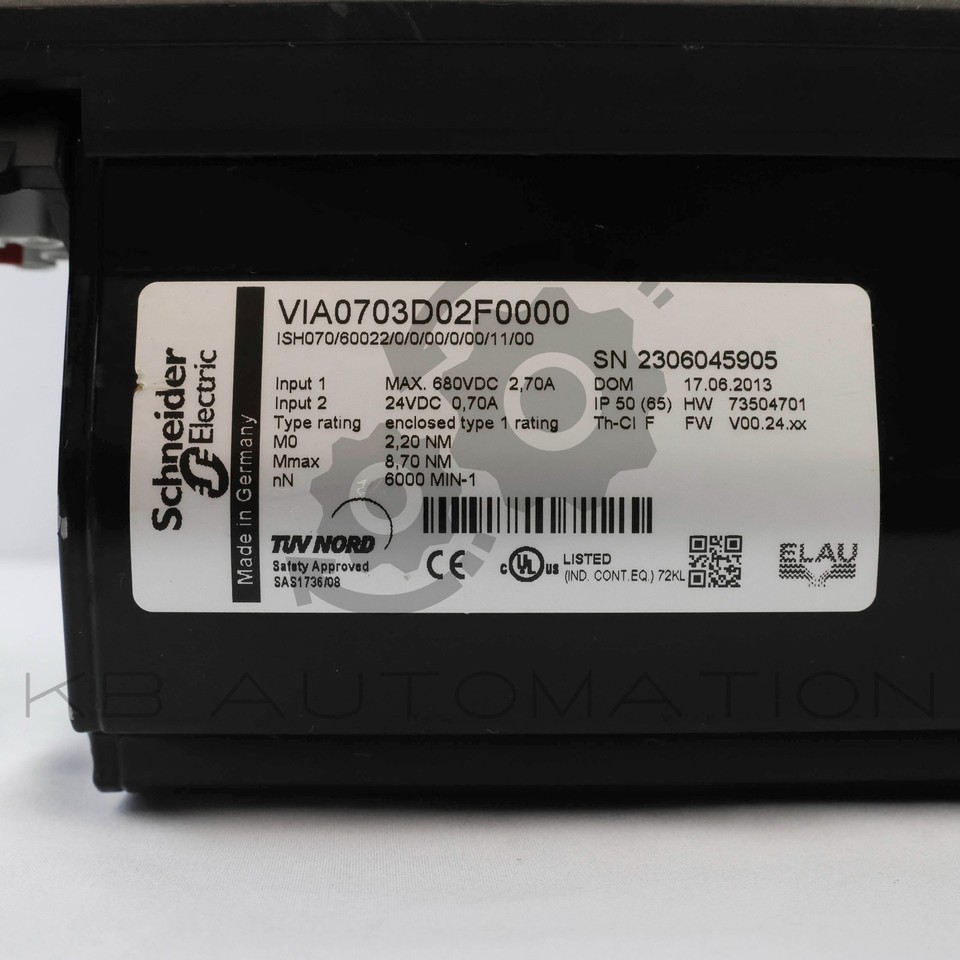 VIA0703D02F0000 iSH070/60022/0/0/00/0/00/11/00 66012302-003 Elau ...