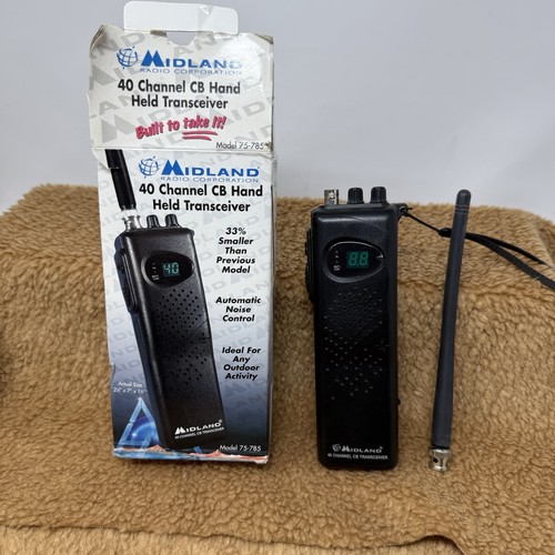 Midland 40 Channel Handheld CB Radio 75-785 MDL75785 - Parts or Not ...