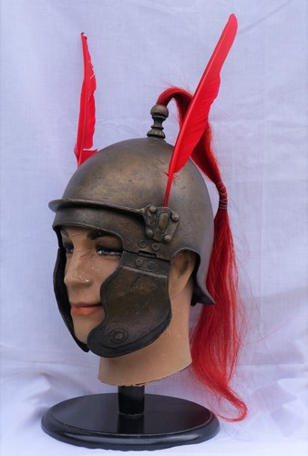 ROME SPARTACUS ROMAN LEGION LEGIONNAIRE OPTIO HELMET SCREEN MOVIE PROP ...