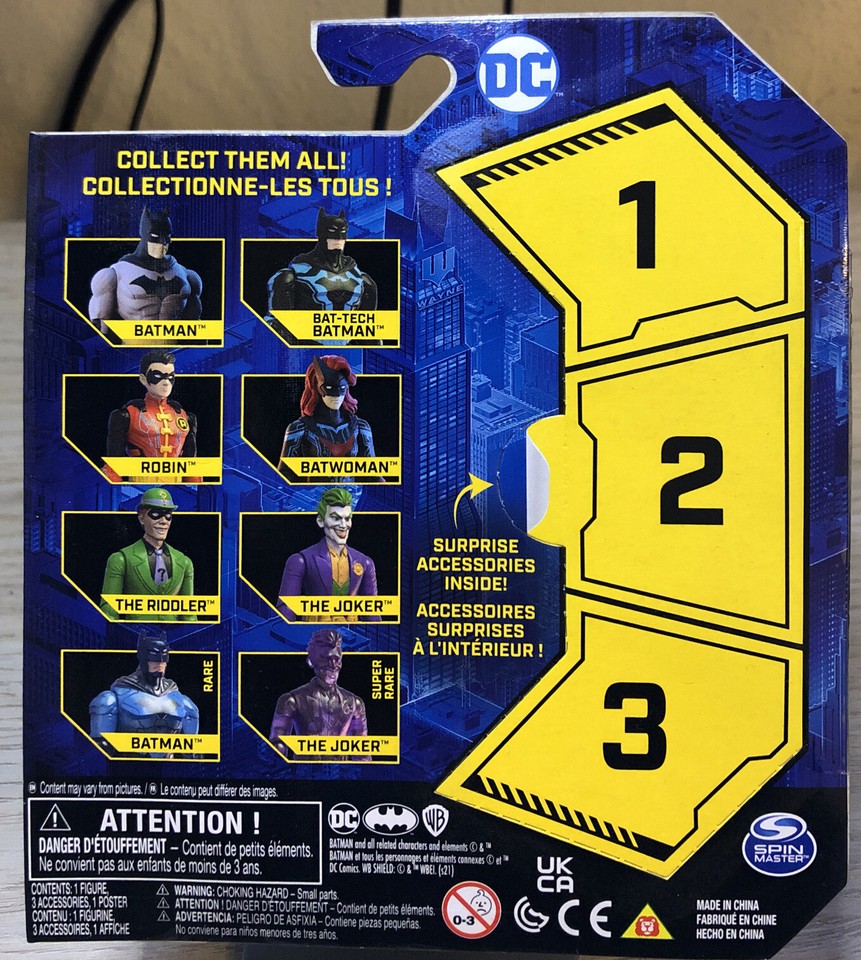 Spin Master DC Batman 1st Edition 4" THE RIDDLER Action Figure Rare ...