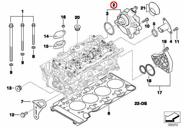 OEM BMW 1 E87 2.0I BRAKE VACUUM PUMP 11667635656 GENUINE | eBay