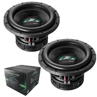 2x Deaf Bonce DB-SA272 D2 6000 Watt 12” Dual 2-Ohm DVC Car Subwoofers ...