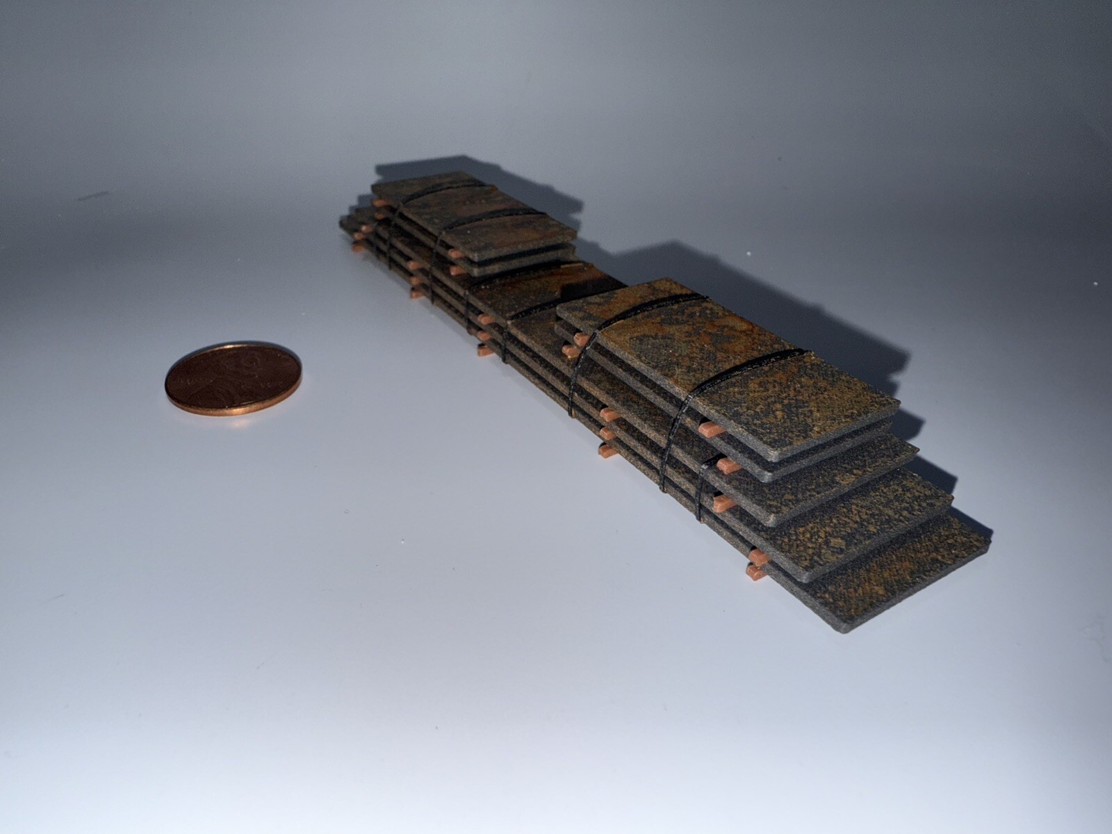 New 1:87 Ho Scale Rusty Flat Steel Load/decor (4.5in) (Real Rust) | eBay