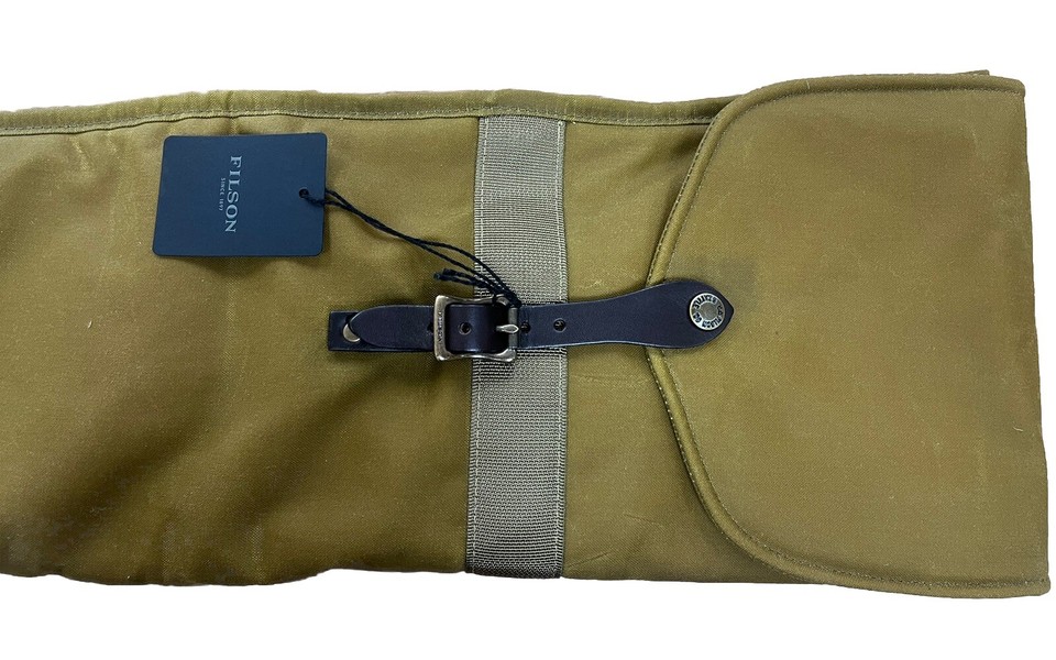 Filson Tin Cloth Gun Sleeve 11070183 MADE IN USA Dark Tan Khaki 52 Oil ...