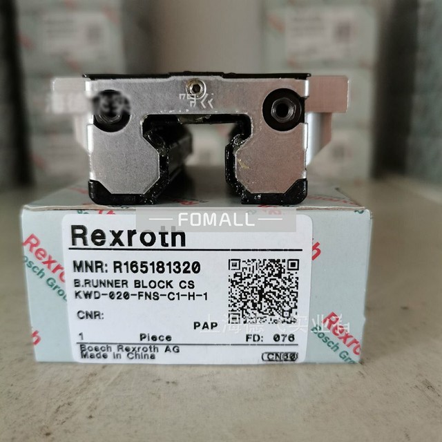 R165181320 Bosch Rexroth Ball Rail Runner Block Carbon Steel 20mm for ...