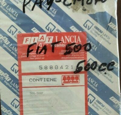 SERIE GUARNIZIONI SMERIGLIO TESTATA FIAT 500 F-L EPOCA - FIAT 126 ...