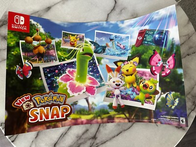 GameStop Exclusive Pokemon Snap Nintendo Switch Poster NEW 11x17 w ...
