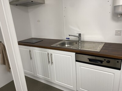 Kitchen, Worktop,two ring electric hob Extract Fan, Sink, Hob( Buyer ...