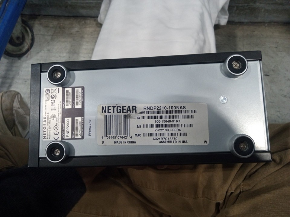 Netgear ReadyNAS Duo V2 Rnd-2B NAS RND2210 Network Storage Server | eBay