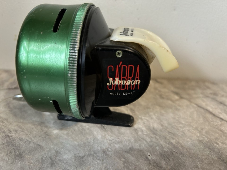 Vintage Johnson Sabra Model 130 - A Spin Cast Reel Made in USA Working ...