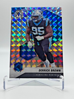 Derrick Brown SILVER MOSAIC SP 2021 Panini Mosaic #39 | eBay