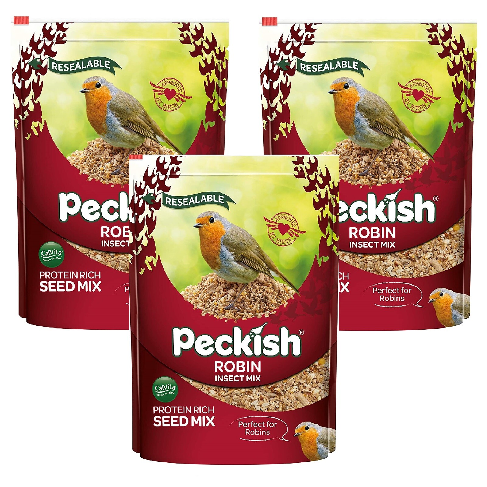 ROBIN SEED MIX - (1kg) - Peckish Wild Bird Food bp Insect Protein ...