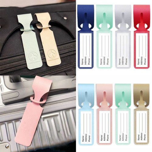 One-piece Luggage Tag Anti-Lost Suitcase Boarding Pass Baggage Labels ...