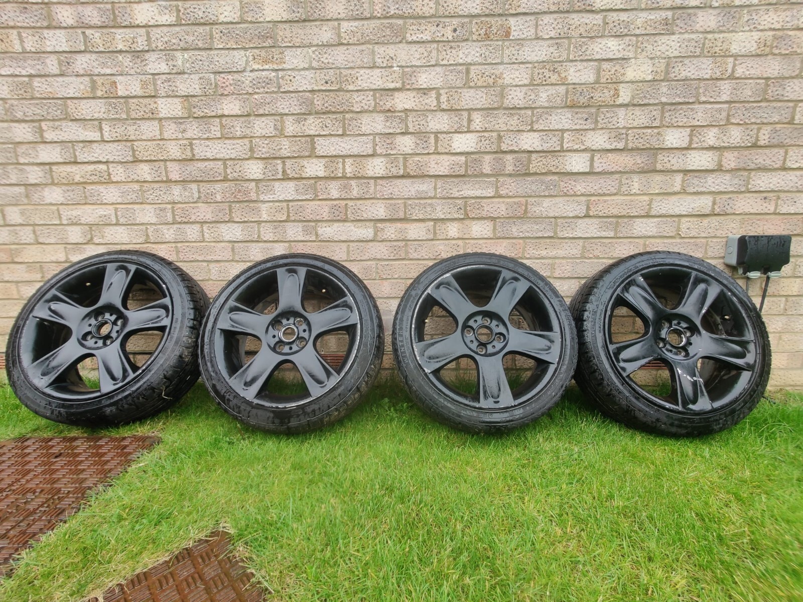 GENUINE MINI COOPER S 17" ALLOY WHEELS X4 R50 R53 R56 4x100 Bullet R91 ...