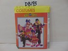 MCCALL'S SEWING PATTERN UNCUT 9045 CIRCUS CLOWN COSTUME SZ CE 3,4,5 ...