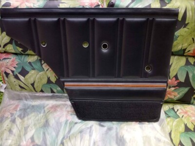 NOS Jeep Wagoneer Left Rear Interior Door Panel Black FSJ 1971-91 | eBay
