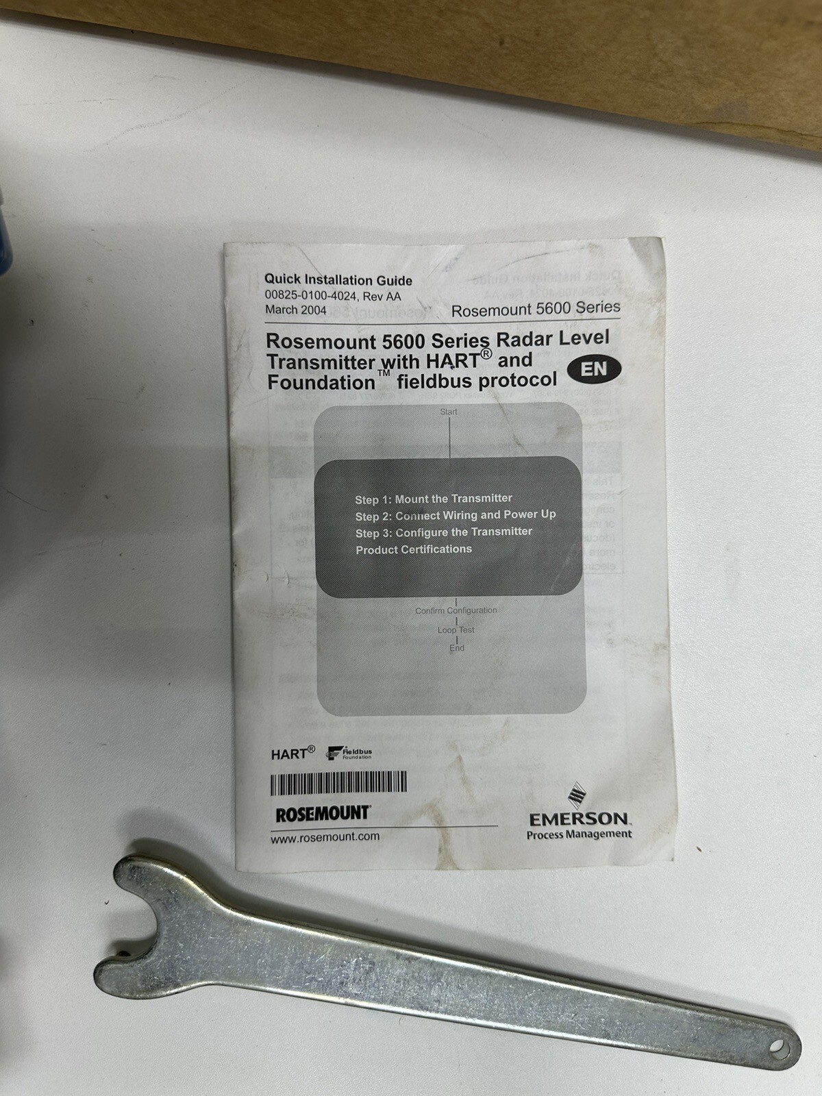 ROSEMOUNT TH 43 SERIES 5600 RADAR LEVEL TRANSMITTER S/N:2006105188 2210 ...