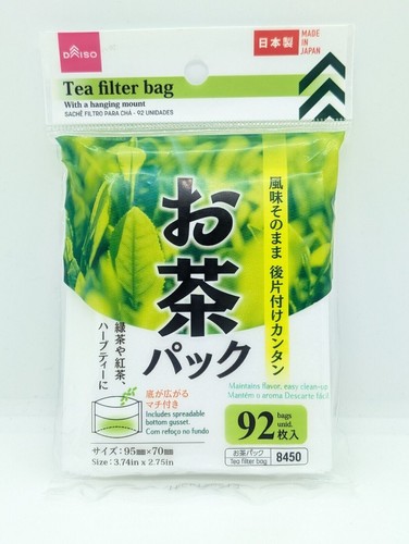 Daiso Tea Filter Bag for Green Black Herb tea 92bags x 1~10sets Made in ...