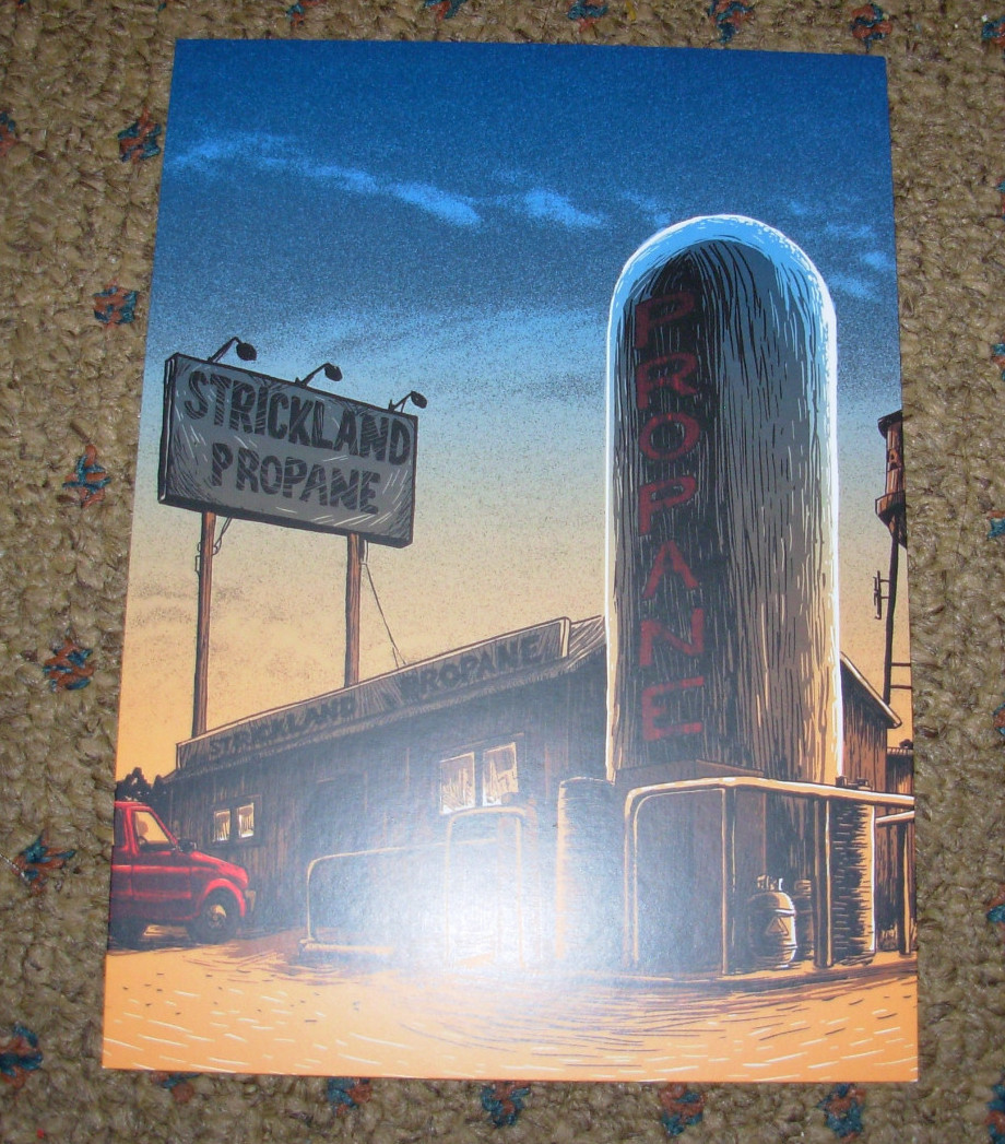 TIM DOYLE Art 5X7 Postcard KING OF THE HILL Rusty Shackelford poster ...